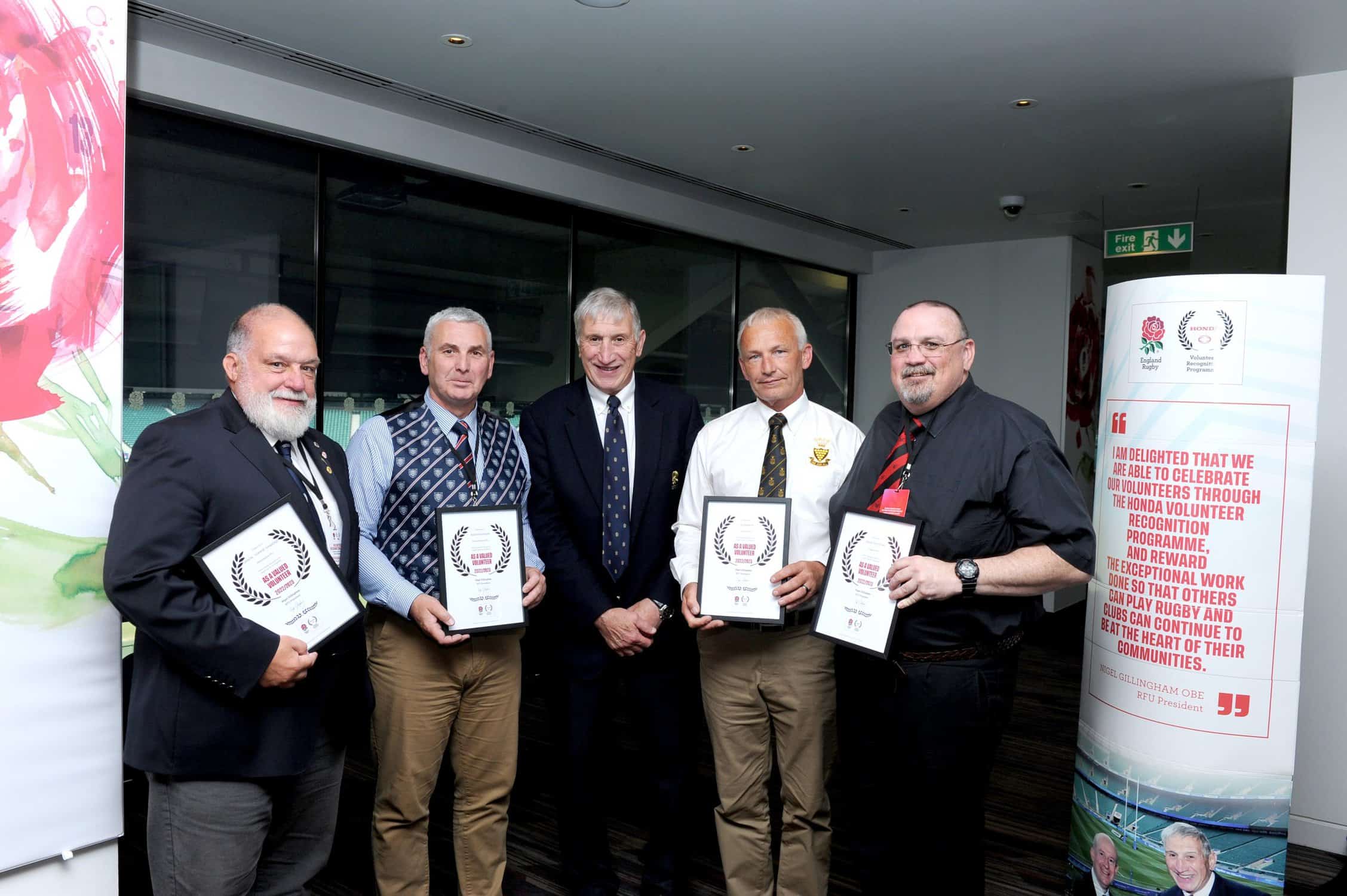 Lee Maher attends Honda Volunteer lunch at HQ