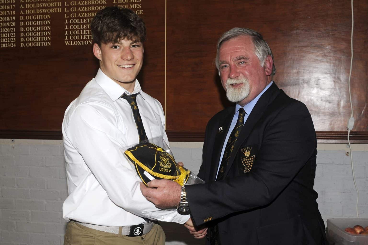 7 players earn their county caps and county ties!