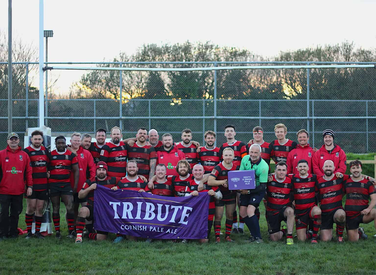 St. Agnes RFC are awarded Tribute team of the month