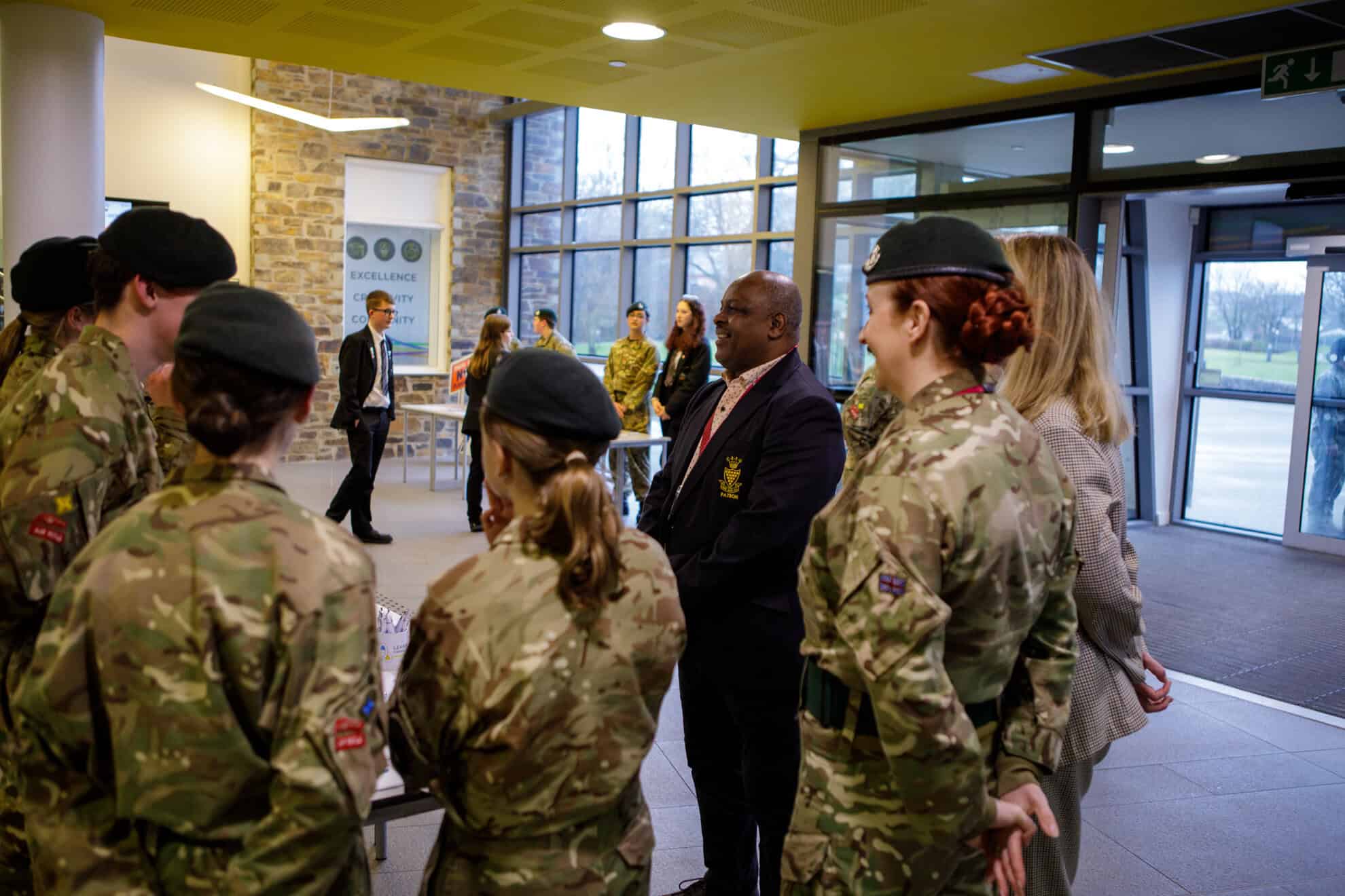 CRFU Patron gives talk at Brannel School